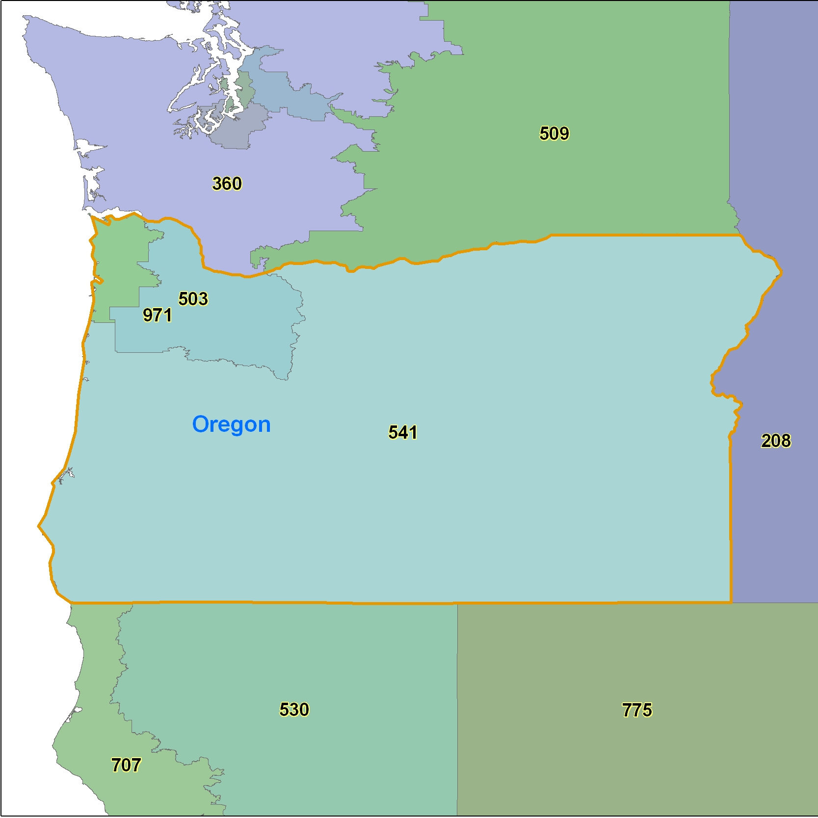 Oregon Area Code Maps Oregon Telephone Area Code Maps Free Oregon Oregon Area Code Maps Oregon Telephone Area Code Maps Free Oregon